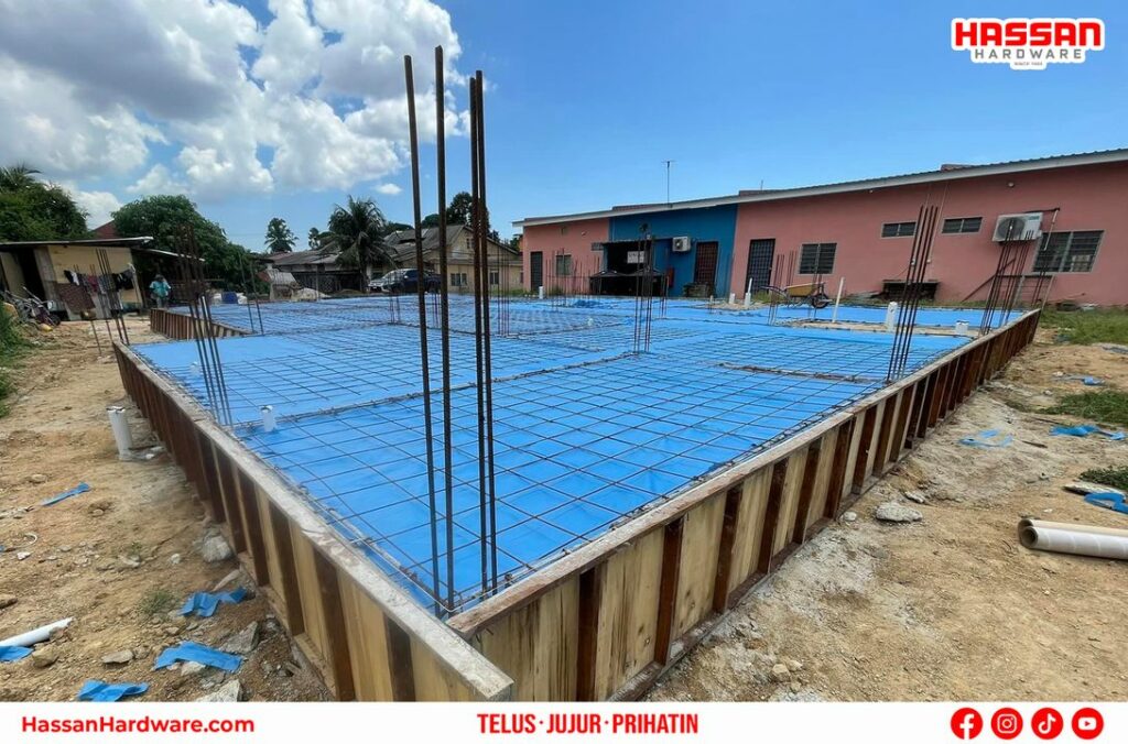 Fungsi Plastik Biru untuk Konkrit: Rahsia Pembinaan Rumah yang Perlu ...