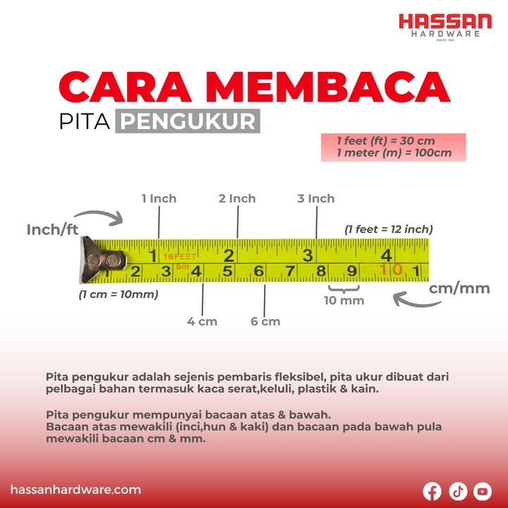 Tip Mudah Bacaan Pita Pengukur yang Ramai Tak Tahu! - Binahub Hassan ...